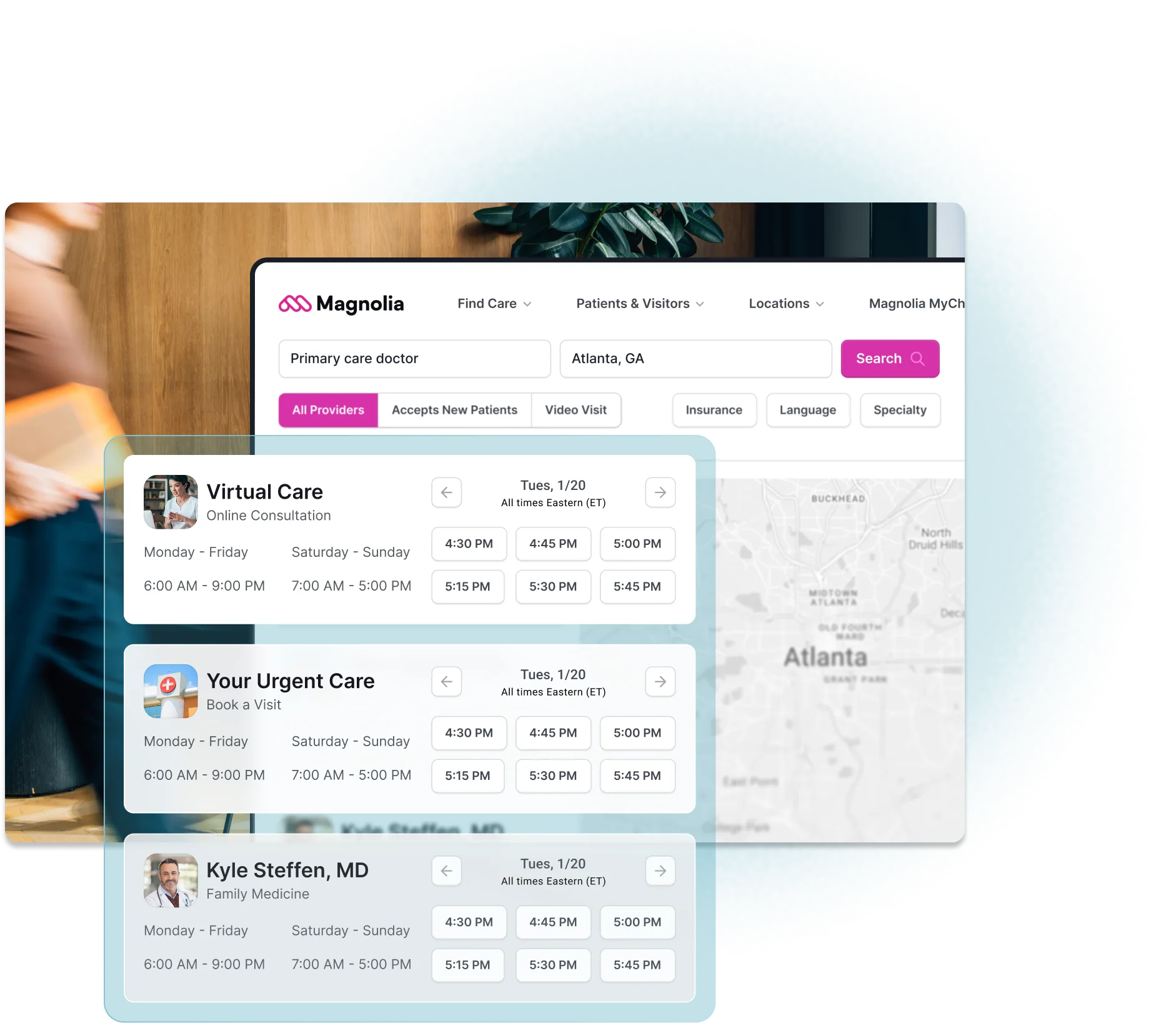 Search and Schedule – DexCare